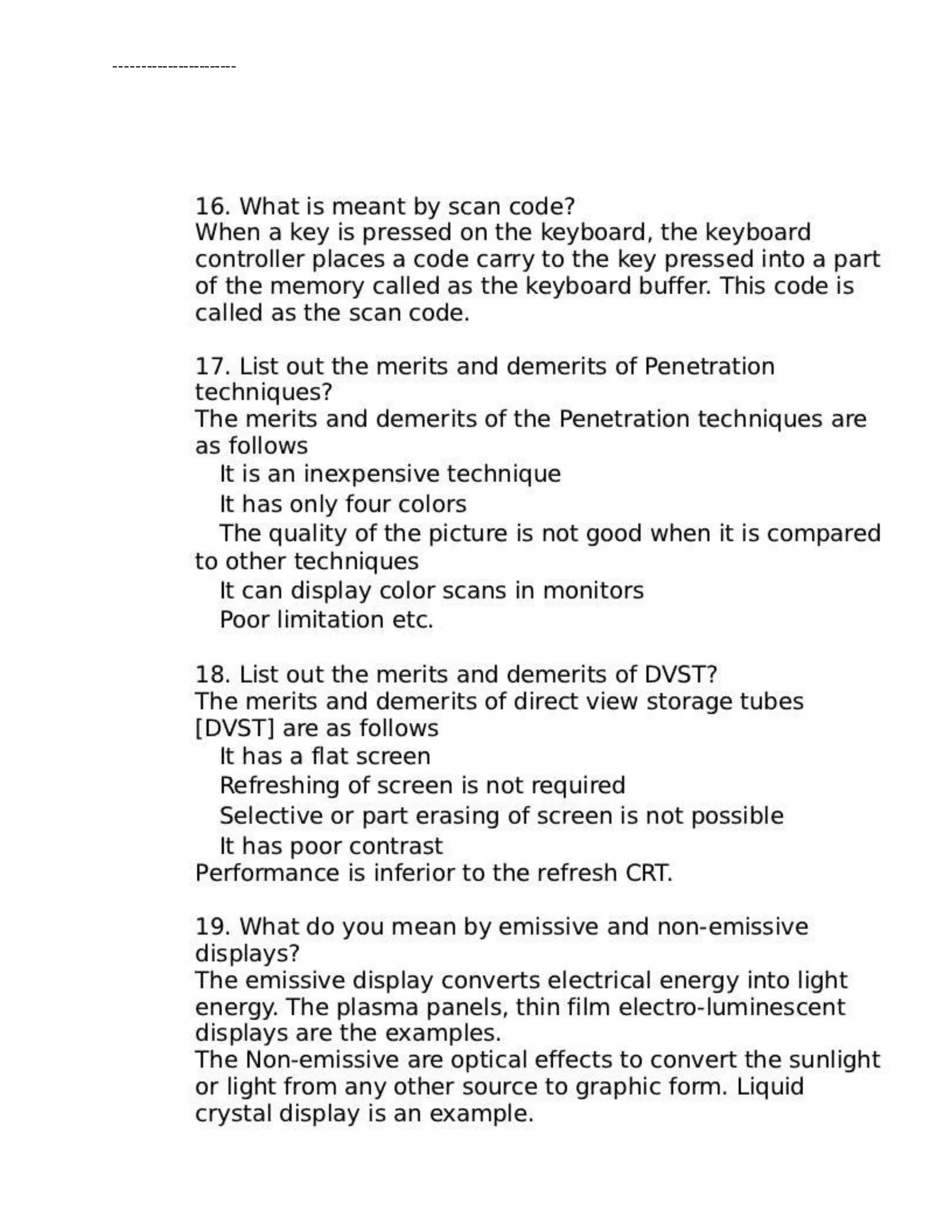 Computergraphics2marks | DOCX