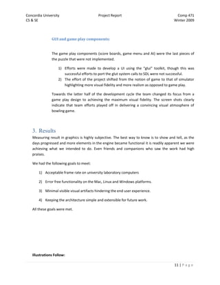 Computer Graphics 471 Project Report Final | PDF