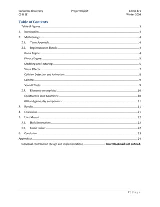 Computer Graphics 471 Project Report Final | PDF