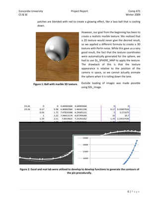 Computer Graphics 471 Project Report Final | PDF