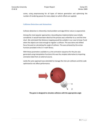 Computer Graphics 471 Project Report Final | PDF