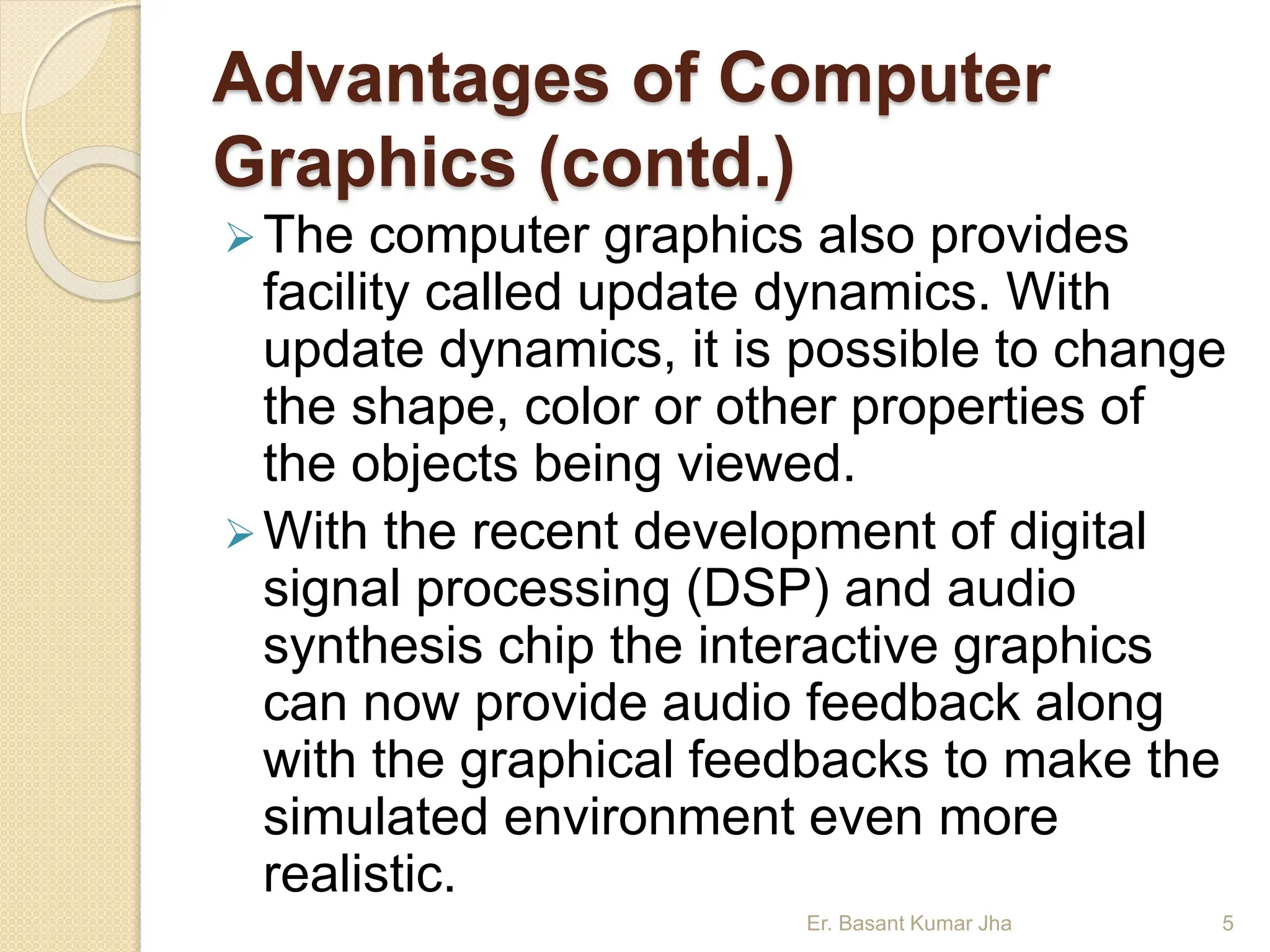 Computer Graphics And Animation Unit 1pptx Computer Animation Computer Software And