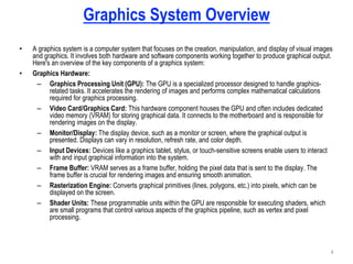 Computer graphics Applications and System Overview | PPT