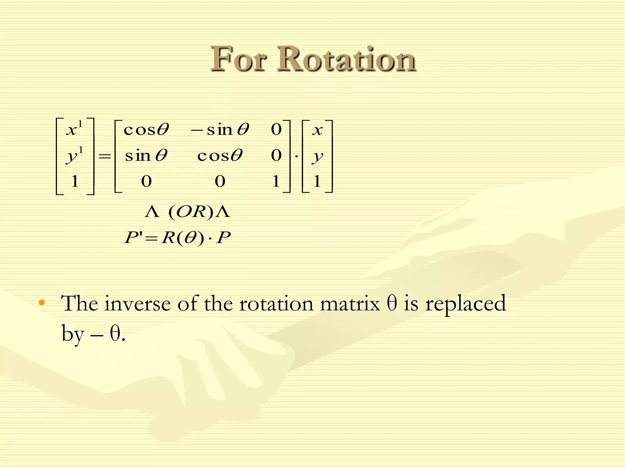 Computer graphics basic transformation | PPTX