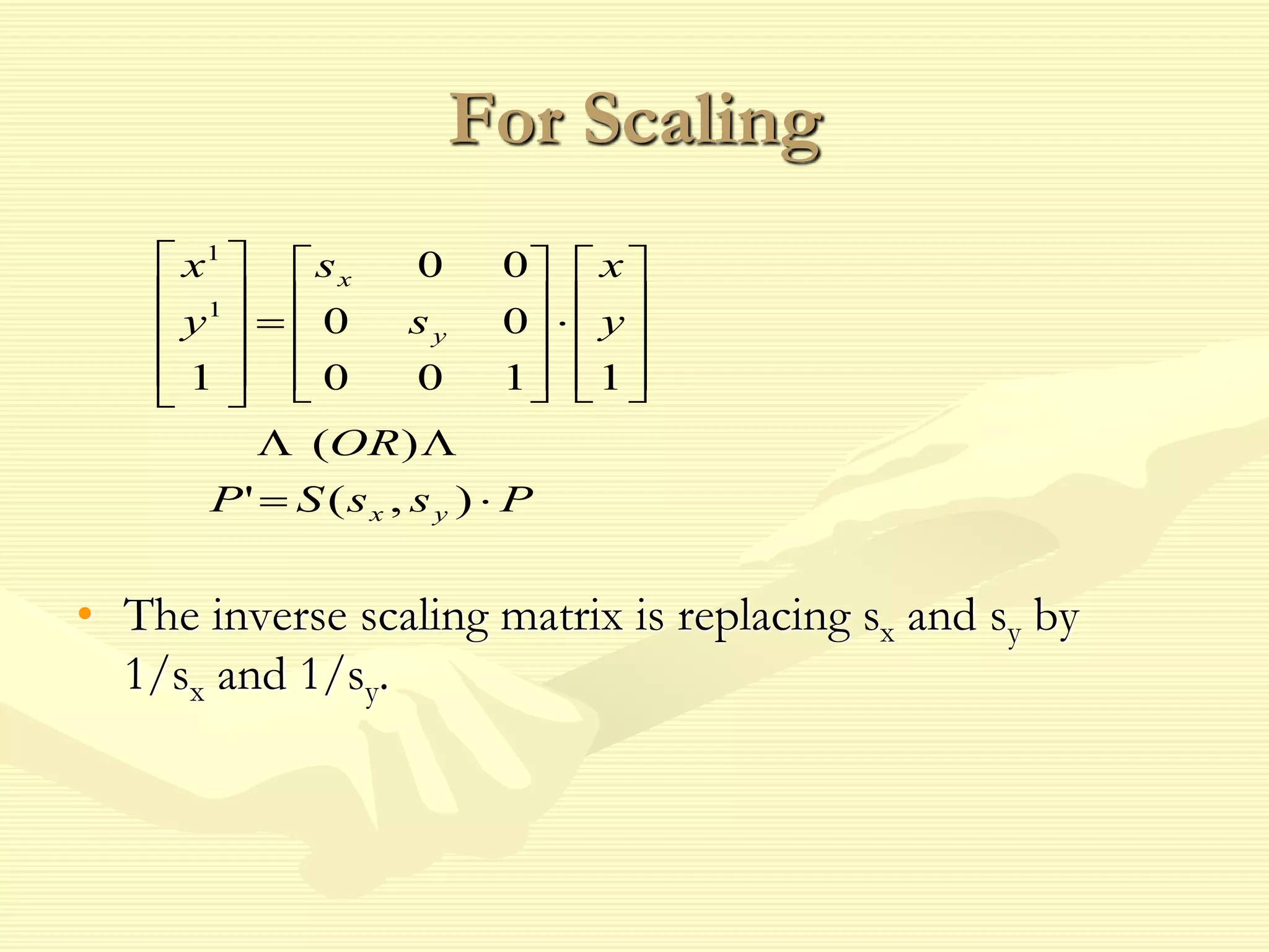 Computer graphics basic transformation | PPTX
