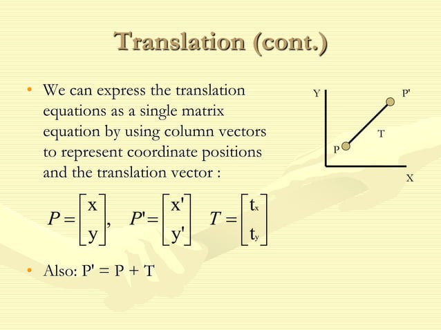 Computer graphics basic transformation | PPTX
