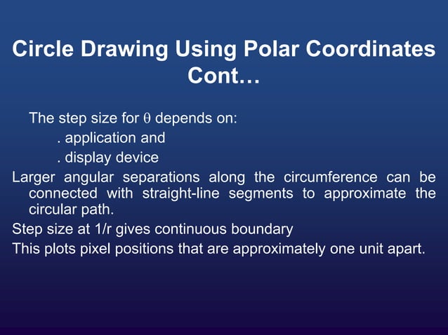 Computer_Graphics_circle_drawing_techniq.ppt | Drawing and Sketching ...