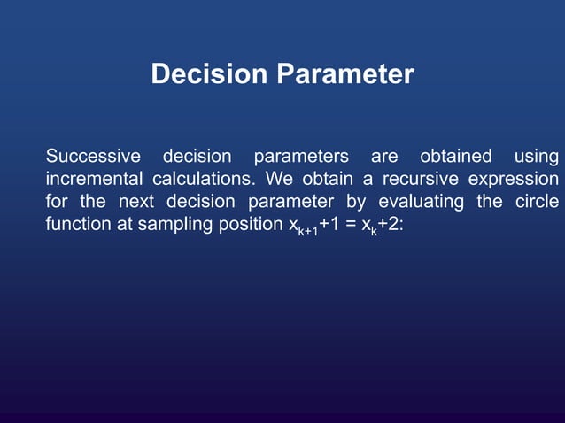 Computer_Graphics_circle_drawing_techniq.ppt | Drawing and Sketching ...