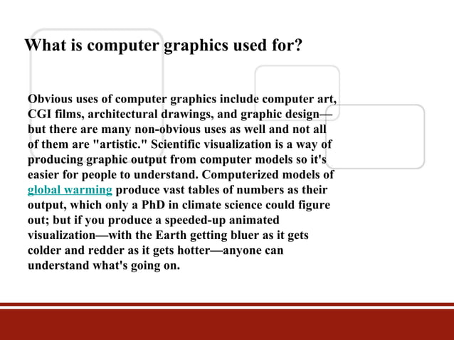 Computer graphics, bba 1 | PPT