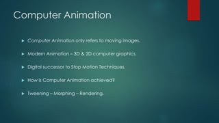 Computer Generated Imagery (CGI) | PPTX