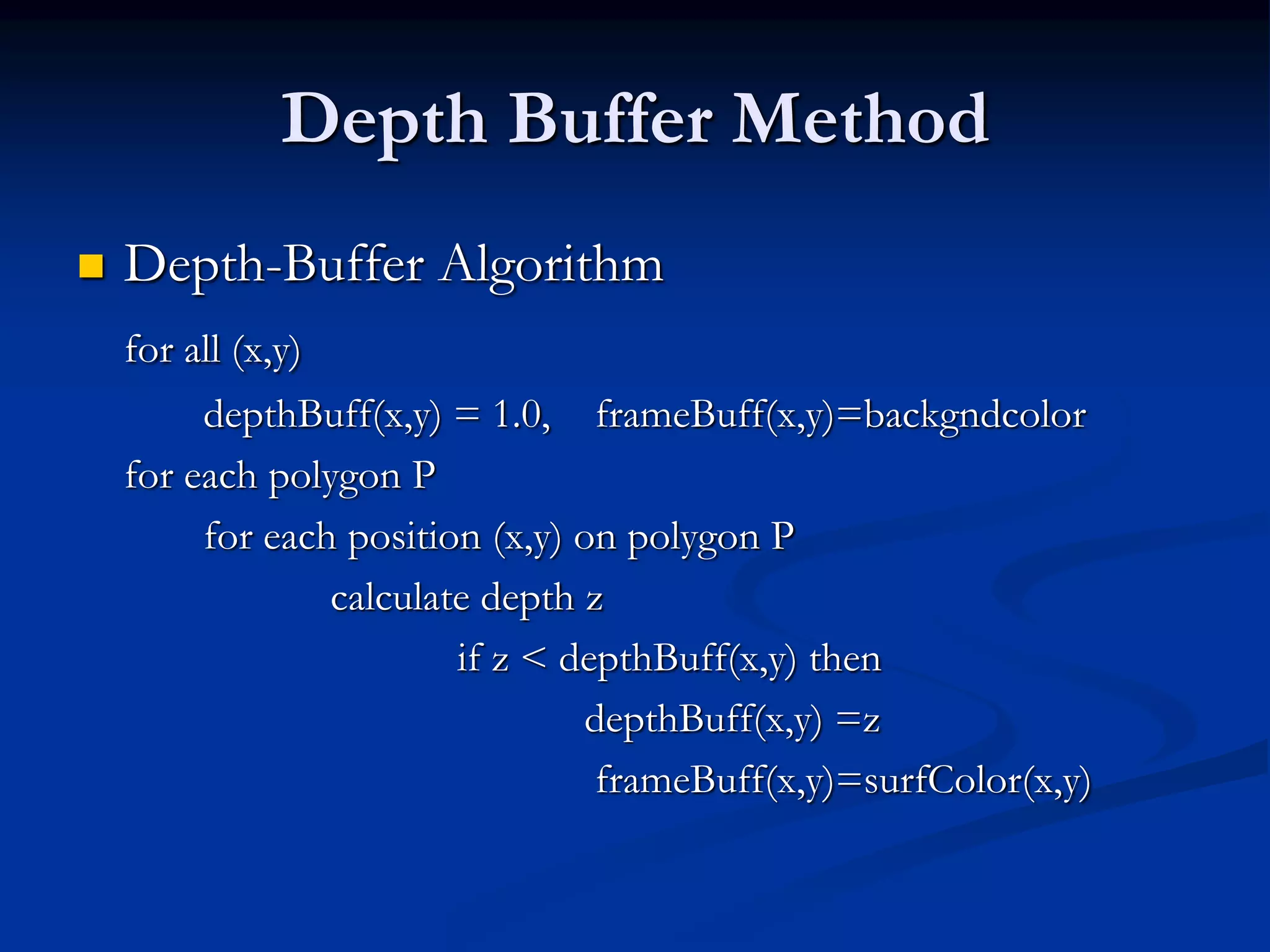 Computer graphics iv unit | PPT