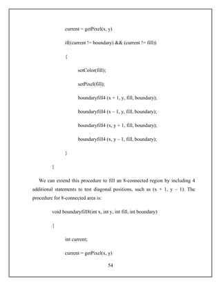 Computer graphics notes | PDF