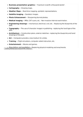 Computer graphics notes | PDF