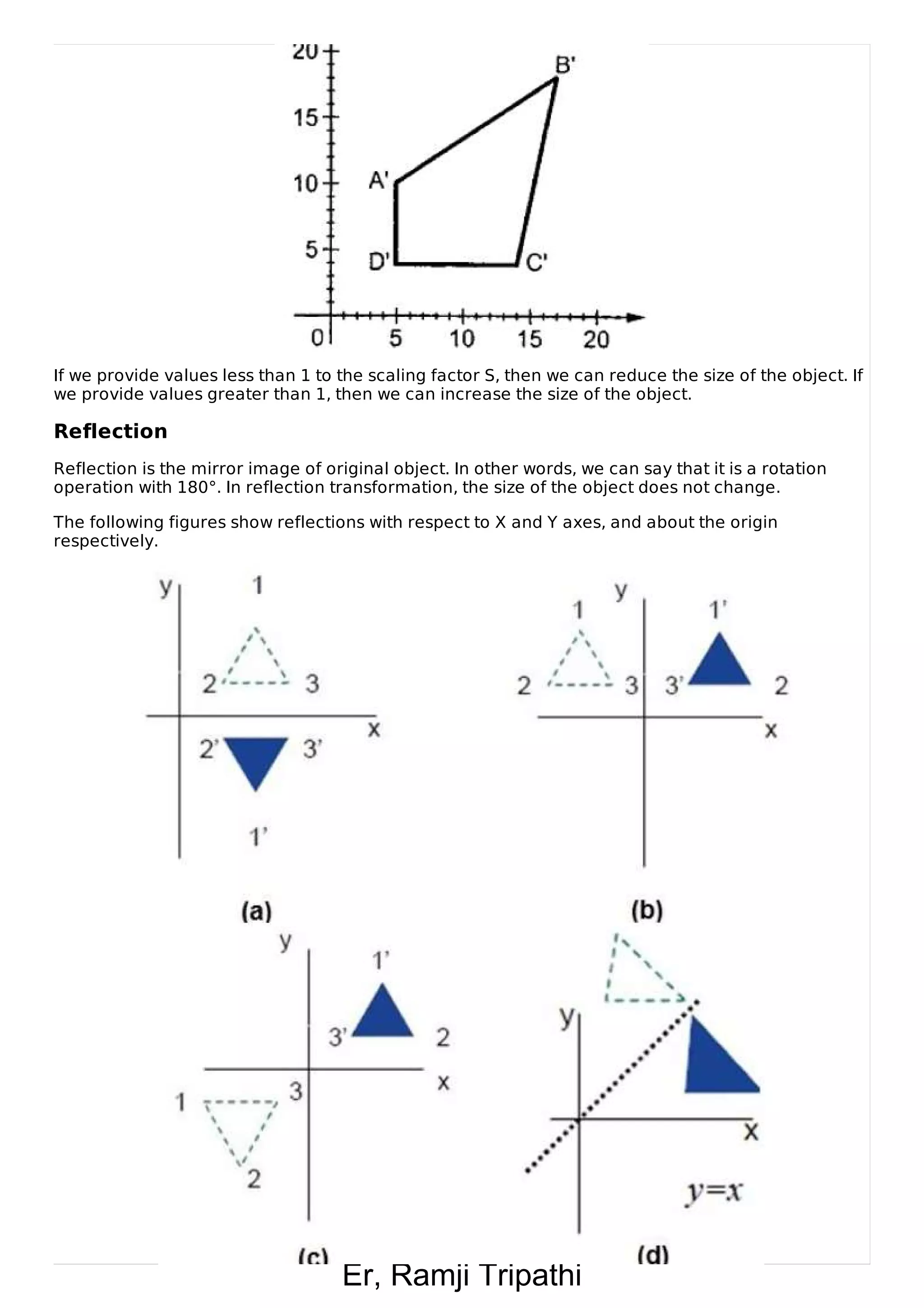 Computer graphics notes watermark | PDF