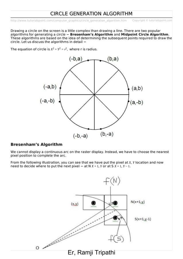 Computer graphics notes watermark | PDF