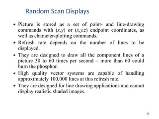 Computer Graphics Notes of Unit 1 For SPPU | PPTX