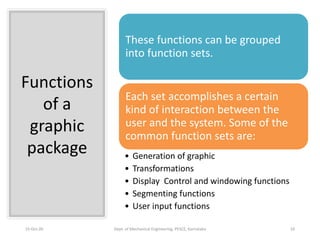 Computer graphic software and data base | PPT
