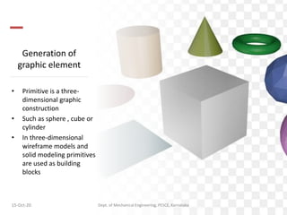 Computer graphic software and data base | PPT
