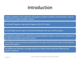 Computer graphic software and data base | PPT