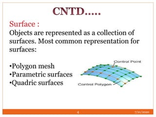 Computer graphics(parametric cubic curves) | PPTX