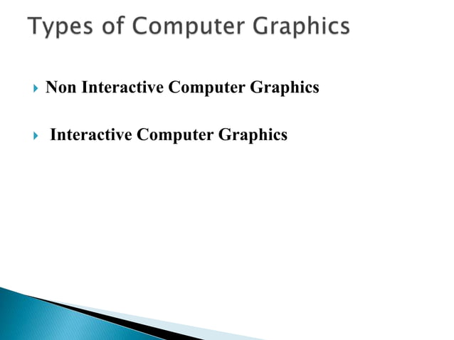 Computer graphics ppt | PPTX