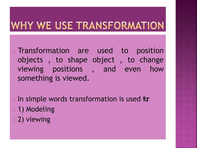 Computer graphics presentation | PPT