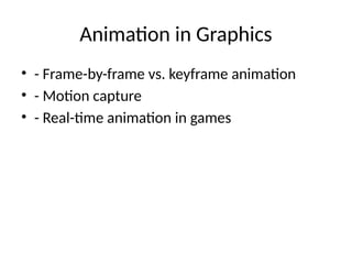 Computer_Graphics_Presentation Image processing | PPT