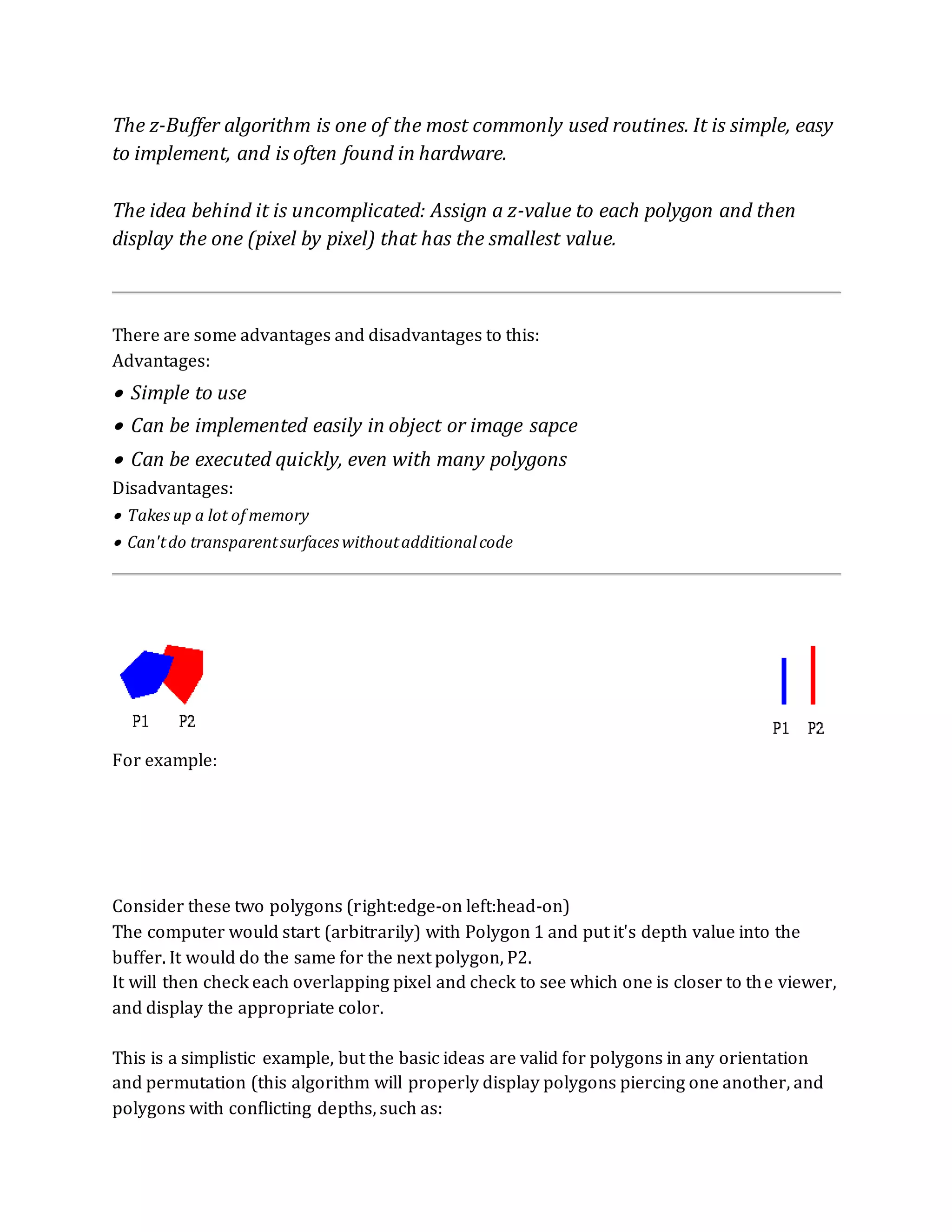 Computer graphics question for exam solved | DOCX