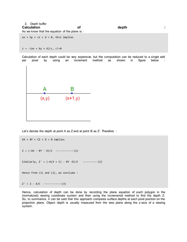 Computer graphics question for exam solved | DOCX | 3-D Graphics | Computer Software and ...
