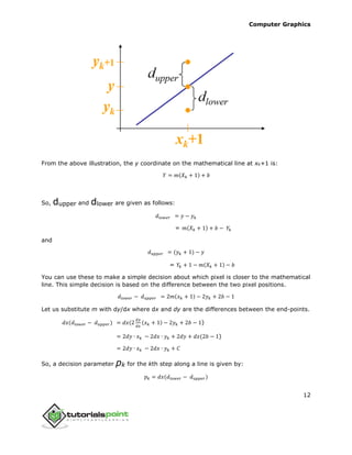 Computer graphics tutorial | PDF