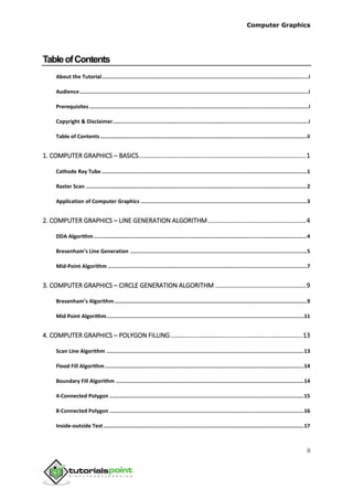 Computer graphics tutorial | PDF