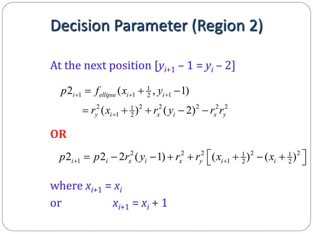 Computer Graphics - Bresenham's line drawing algorithm & Mid Point ...