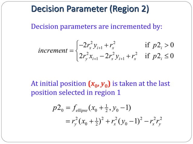 Computer Graphics - Bresenham's line drawing algorithm & Mid Point ...