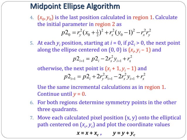 Computer Graphics - Bresenham's line drawing algorithm & Mid Point ...