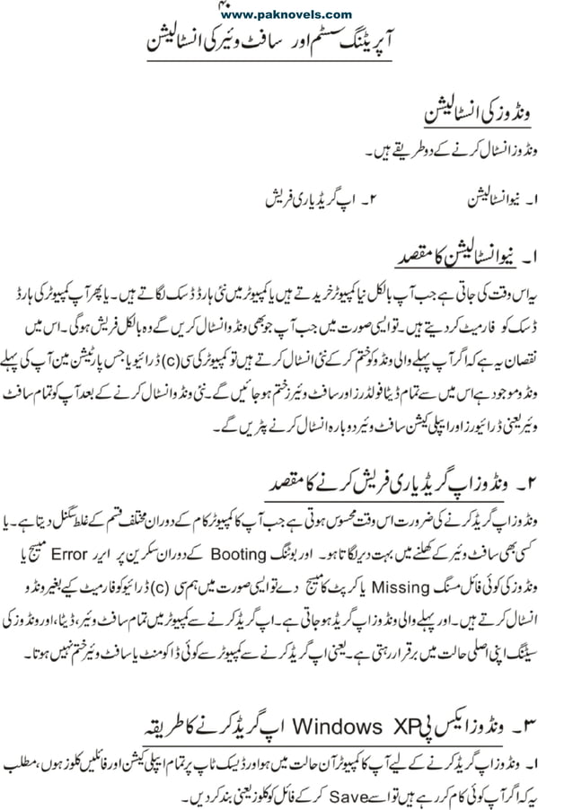 Computer guide book (urdu) | PDF