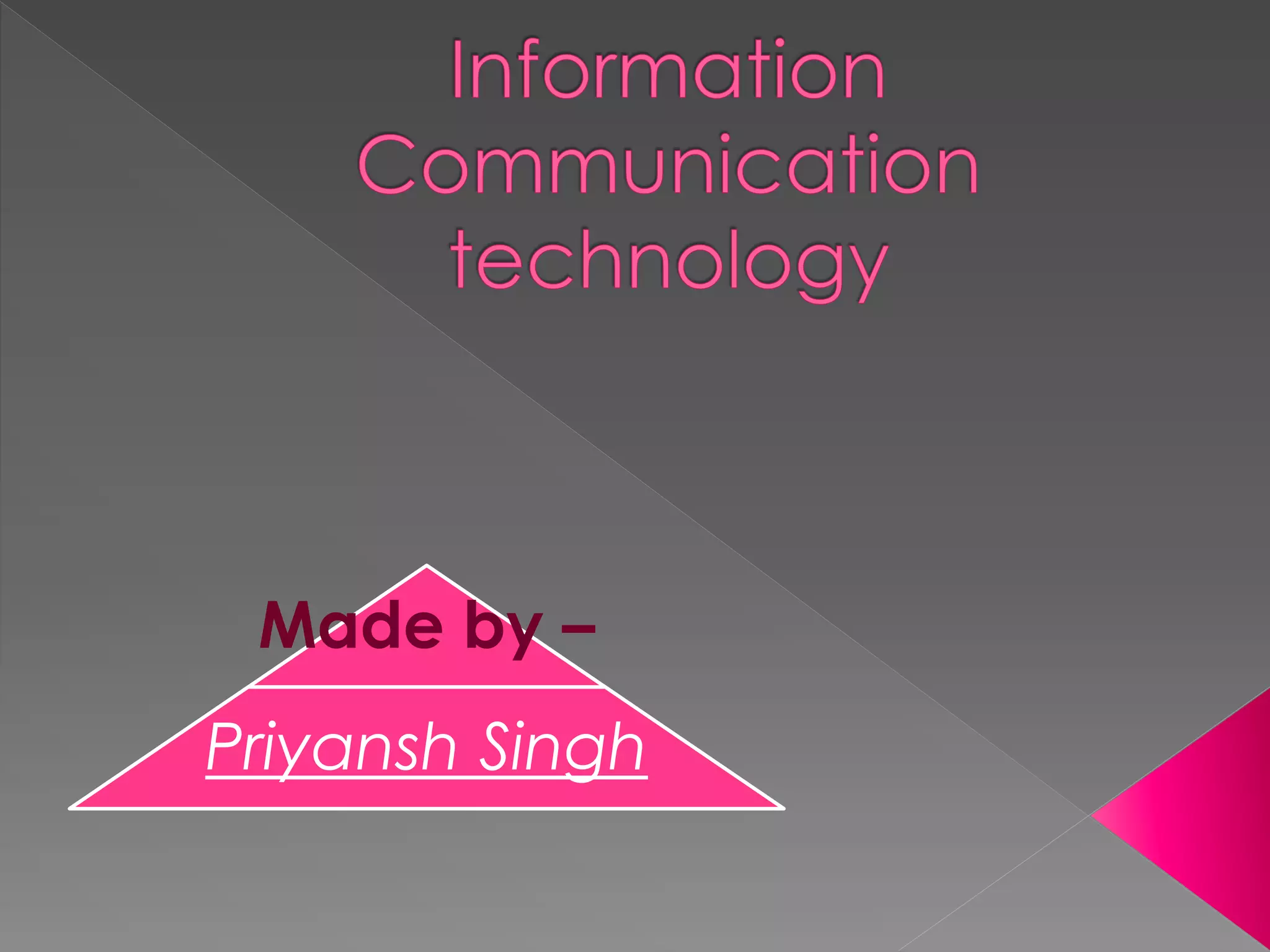 communication technology | PPT