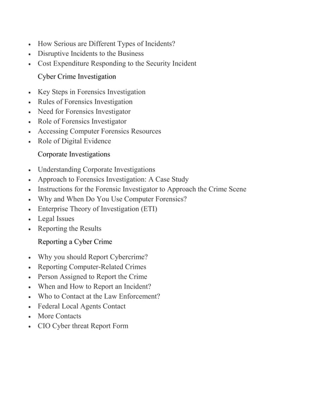 Computer hacking forensic investigator | PDF