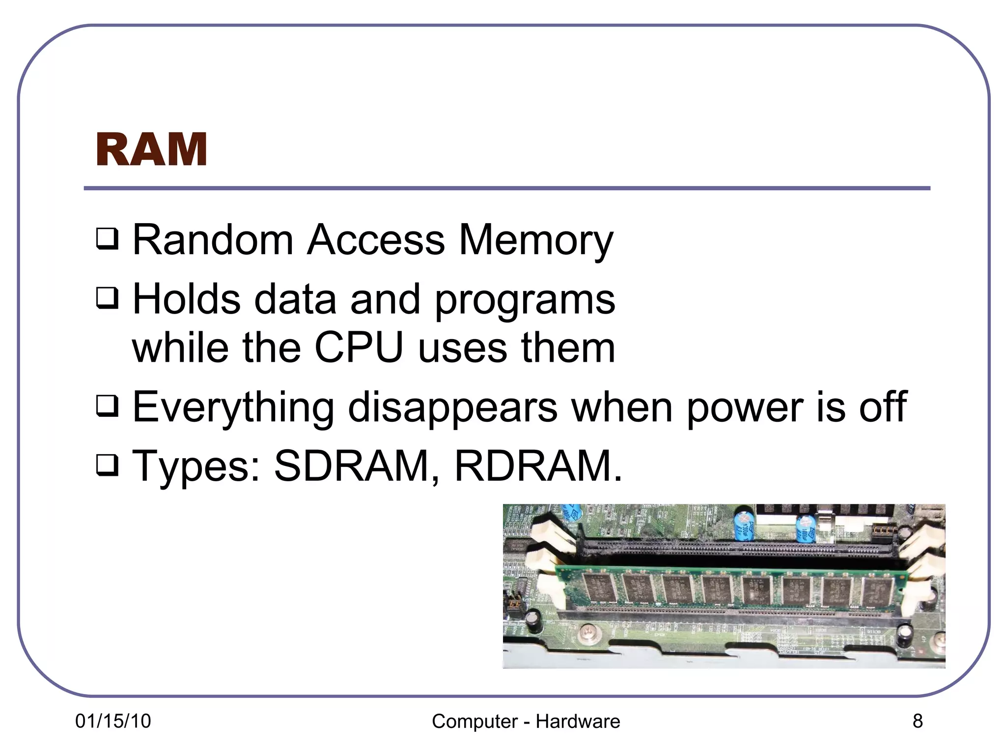 Computer Hardware | PPT