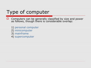 Chapter 2: Computer Hardware (Revision) | PPT
