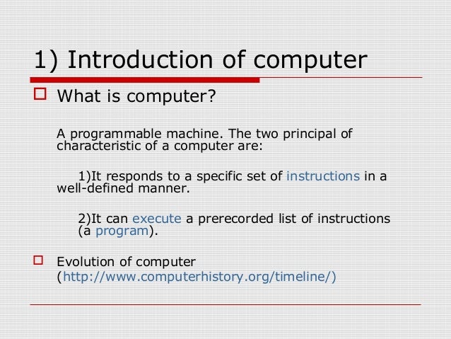 Chapter 2: Computer Hardware (Revision)