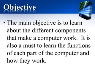 Computer hardware | PPTX