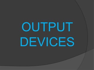 Computer hardware presentation | PPTX