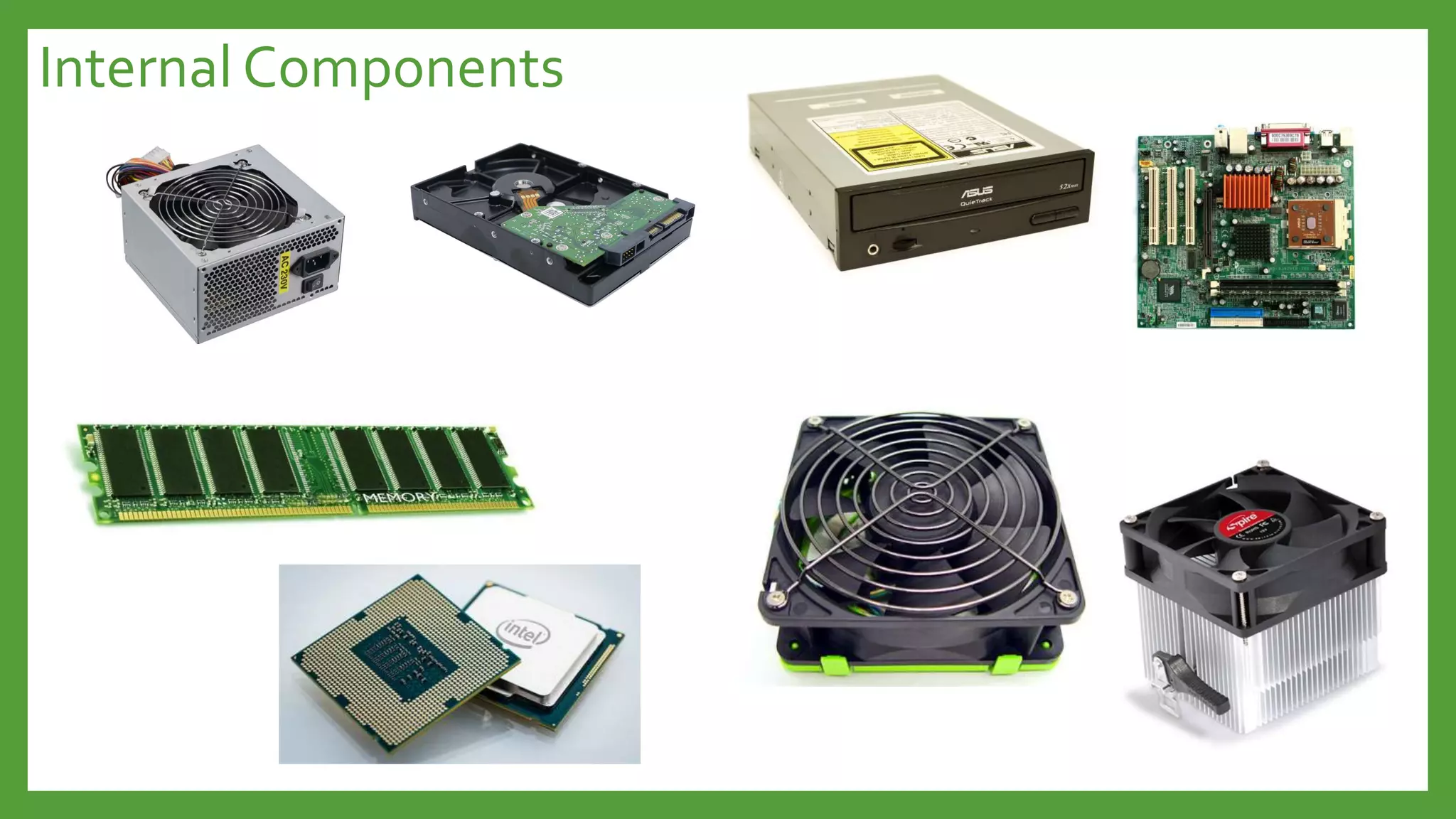 Computer Hardware Parts And Functions Pptx Computer Peripherals Computing