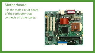Computer Hardware: Parts & Functions | PPTX