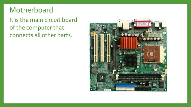 Computer Hardware: Parts & Functions | PPTX | Computer Peripherals ...