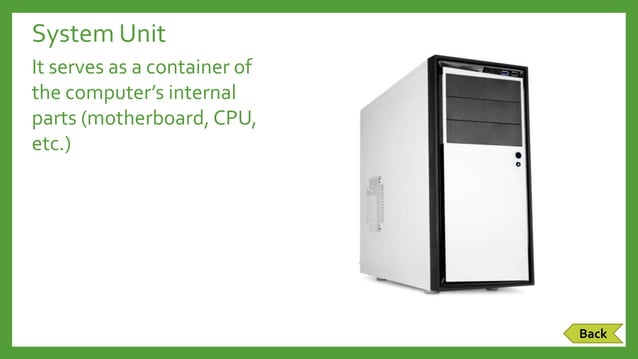 Computer Hardware: Parts & Functions | PPTX | Computer Peripherals | Computing