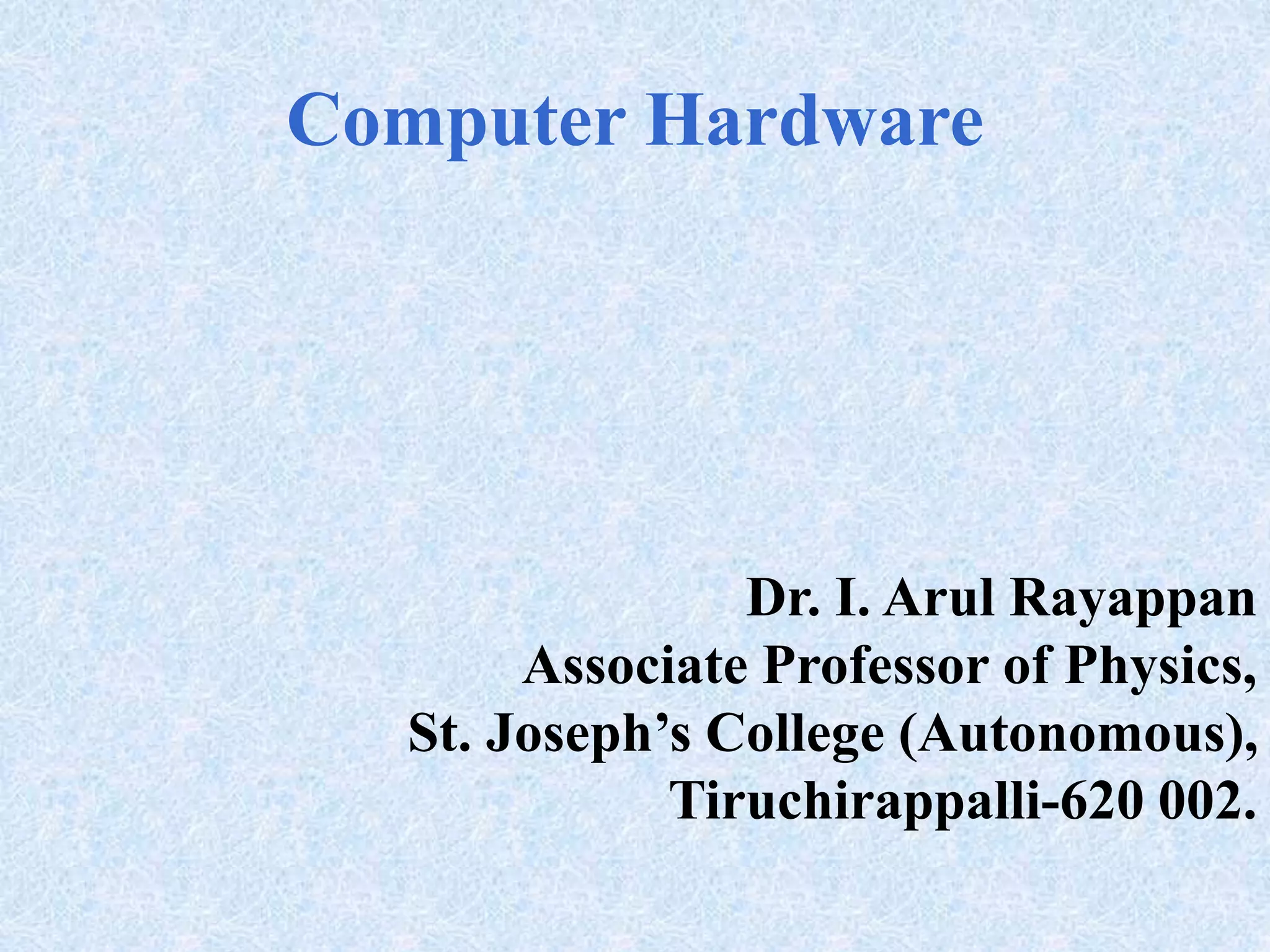 Computer Hardware.ppt