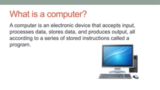Physical Components of computer,Computer Hardware.pptx