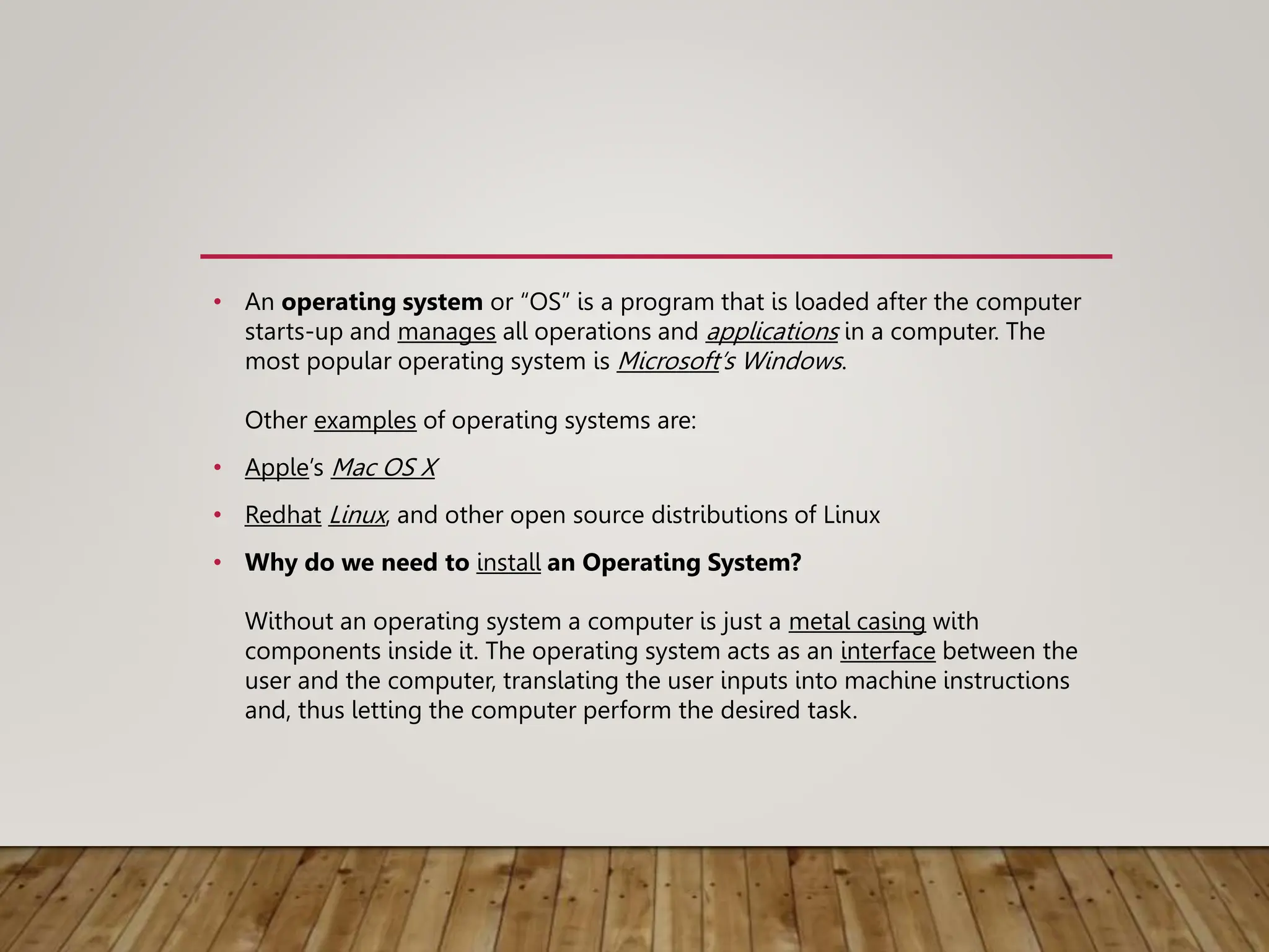 computer hardware power point presentation | PPT