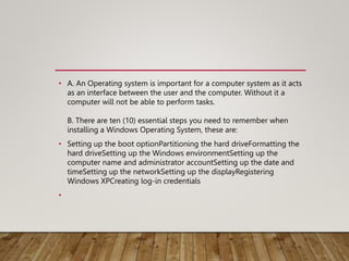 computer hardware power point presentation | PPT